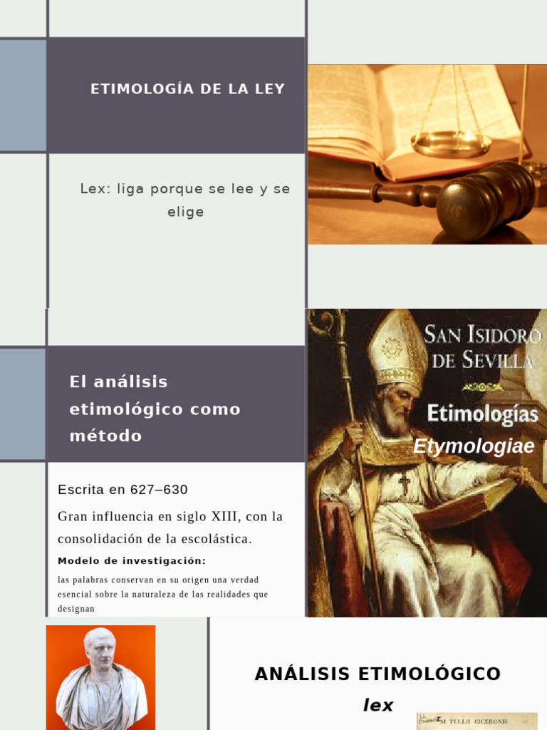 Etimología de la Ley: Significado y Origen | PDF | Moralidad | Tomás de ...