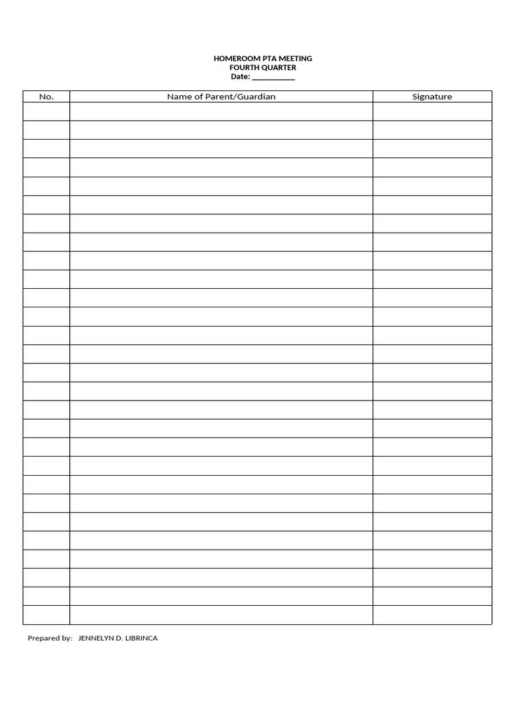 Attendance - Docx w6 | PDF