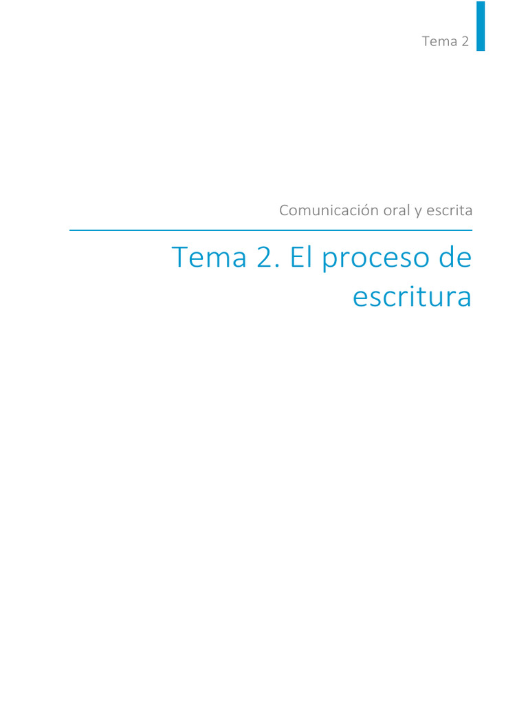 Proceso de Escritura: Claves y Estructura | PDF | Puntuación | Coma