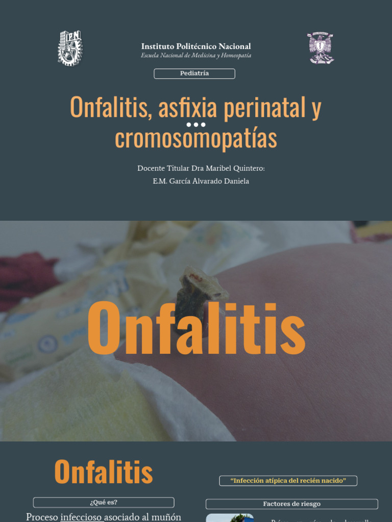 Onfalitis, Asfixia Perinatal y Cromosomopatías | PDF | Especialidades ...