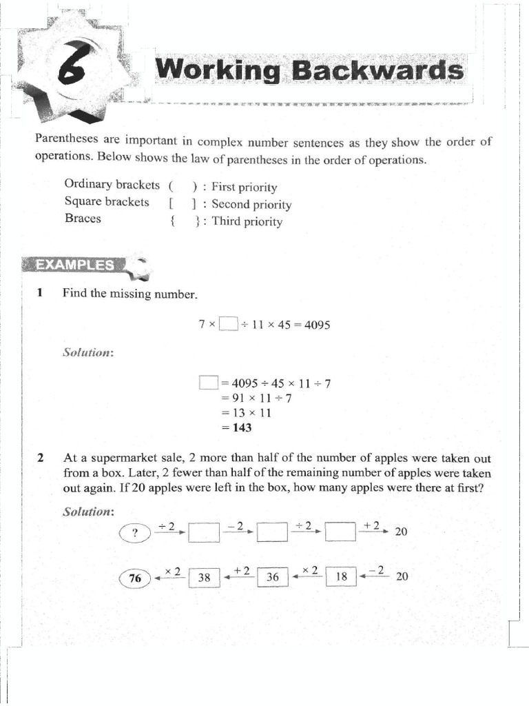 6 Working Backwards | PDF
