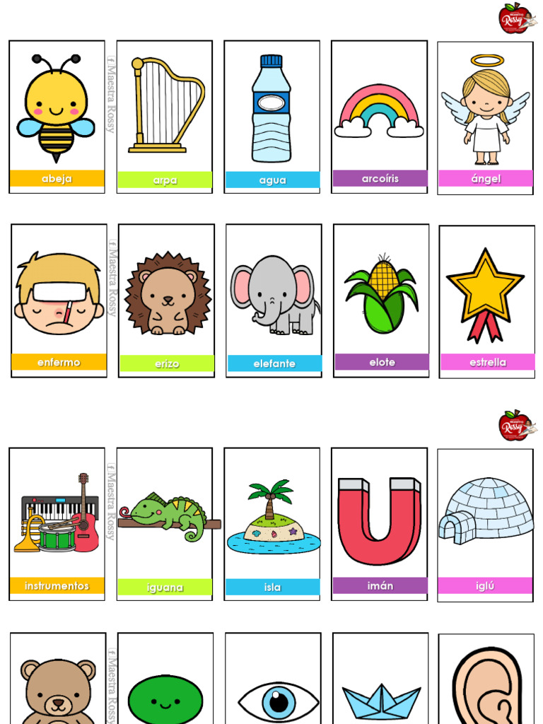 Palabras con A, E, I, O, U | PDF