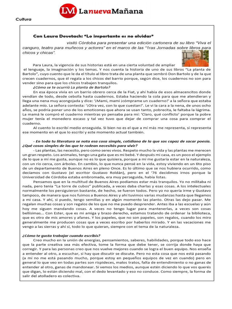 Biografía Entrevista Cuentos Tradicionales-2 | PDF | Narración | Cambio de forma