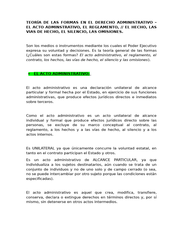 Resumen Segundo Parcial Admin | PDF | Nulo (ley) | Estado (política)