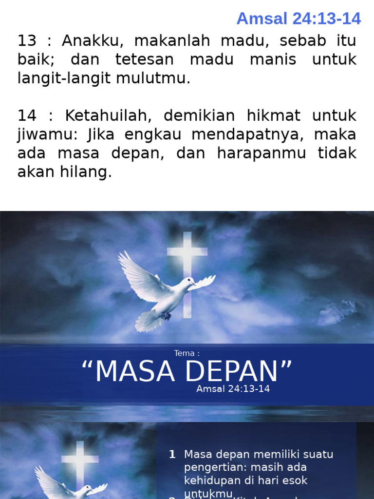 Amsal 24 - Masa Depan | PDF