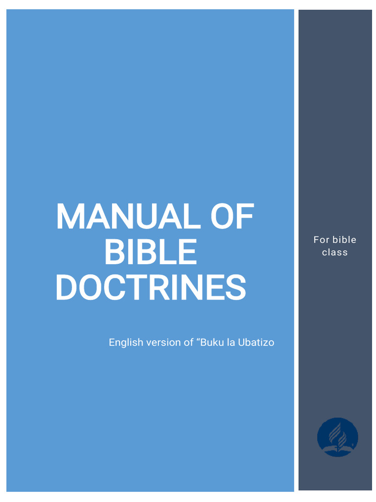 Manual of Bible Doctrines | PDF