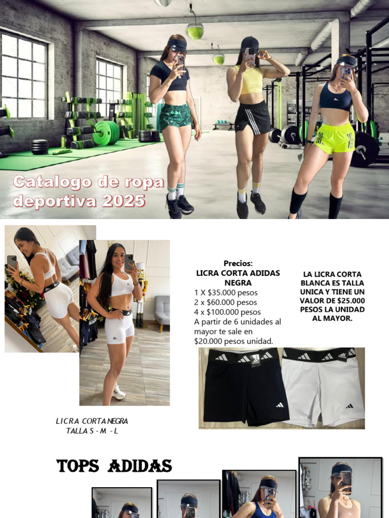 Catálogo Ropa Deportiva 2025 | PDF | Azul | Verde