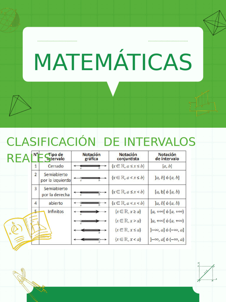 A6. Intervalos Reales | PDF