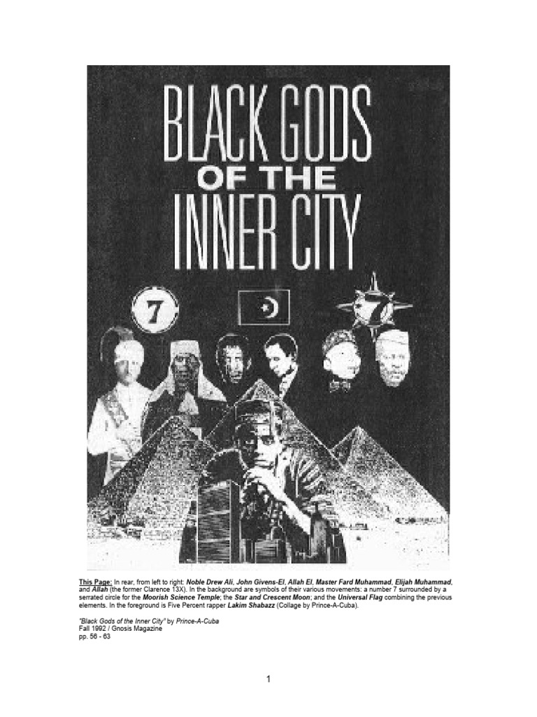 Black Gods of the Inner City: NOI History | PDF
