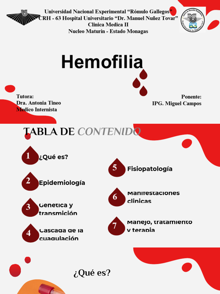 Hemofilia PDF | PDF | Hemofilia | Plaqueta