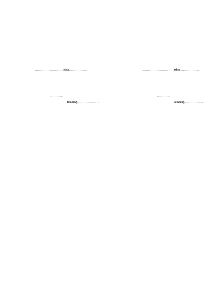 Blangko Anggota | PDF