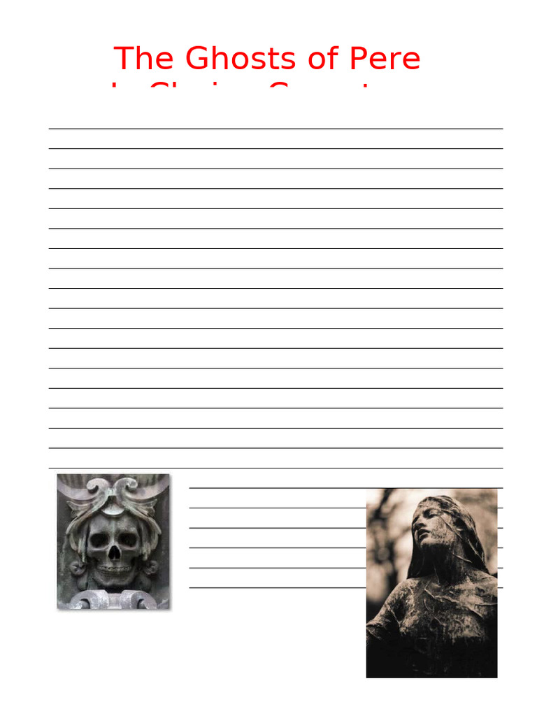 Cemetery Writing Template | PDF