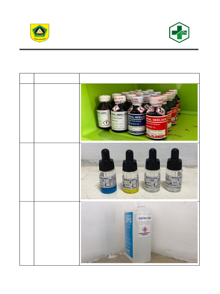 3.9.1.b.6 Bukti Pelabelan Reagen Esensial Dan Bahan Lain | PDF