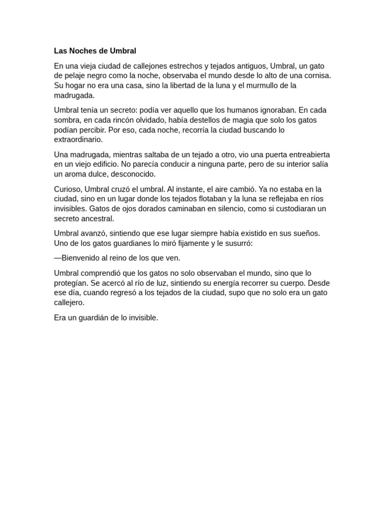 Las Noches de Umbral | PDF