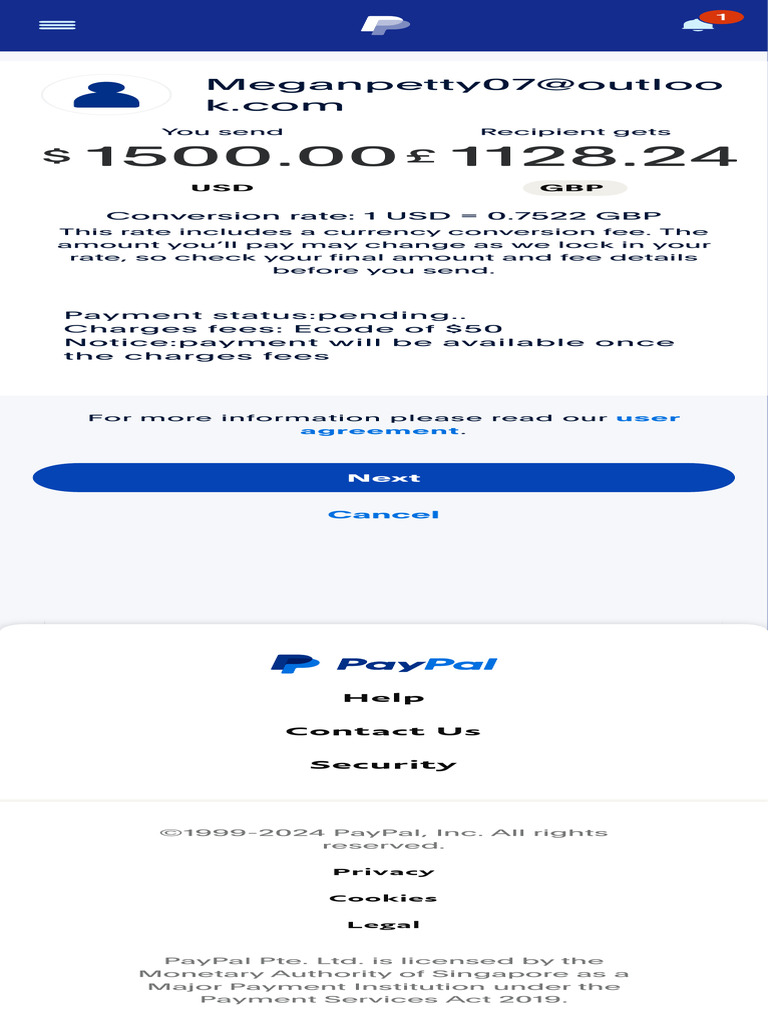 PayPal Make A Payment Preview | PDF
