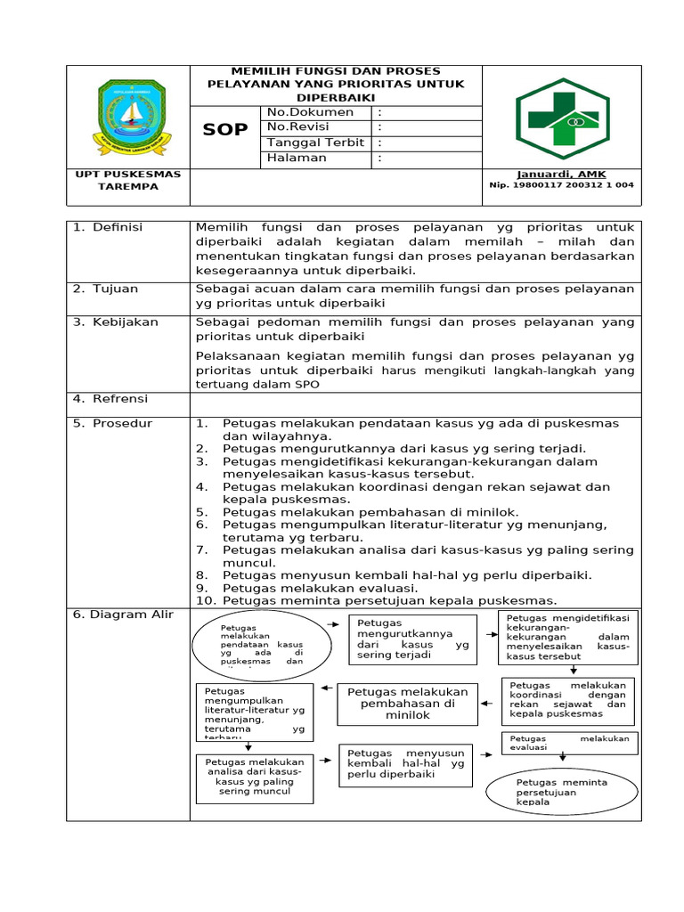 Sop Penyusunan Indikator Klinis Dan Indikator Perilaku Pemberi Layanan Klinis Dan Penilaianya | PDF