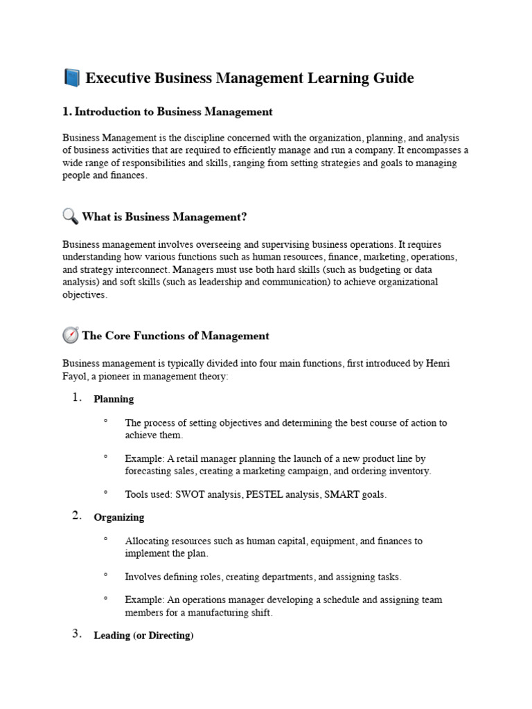 Business Management Corse Notes | PDF | Limited Liability Company ...
