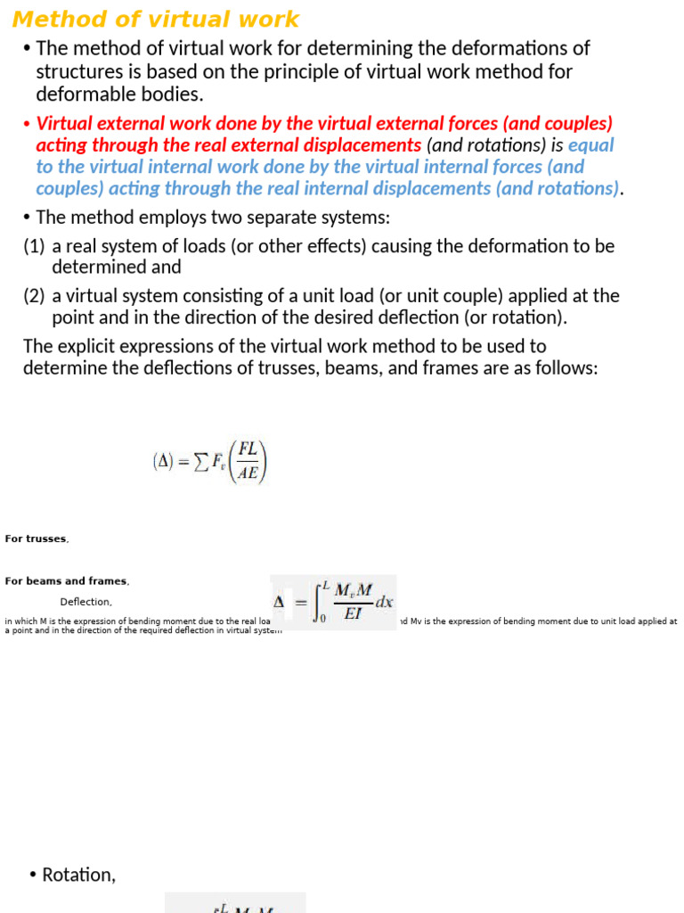 Virtual Work Method 3 1 | PDF | Bending | Beam (Structure)