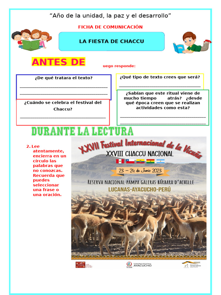 Ficha Comu Mier 21 El Chaccu | PDF