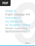 Educ Ela 30 1 Examples Students Writing Jan 2024 | PDF | English ...