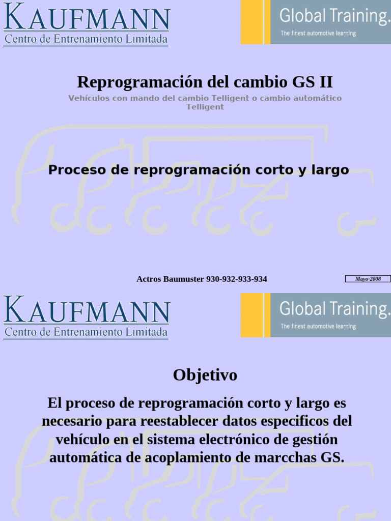 Reprogramación Cambio GS2 | PDF | Embrague