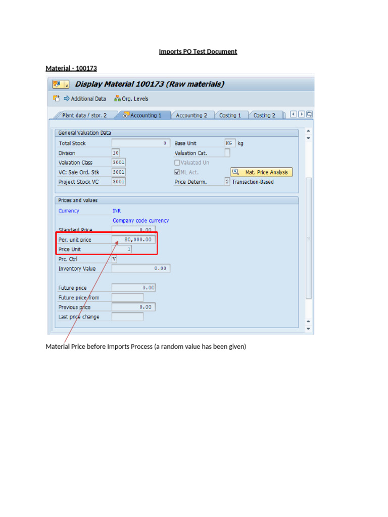 Import Po Test Documents 310322 | PDF