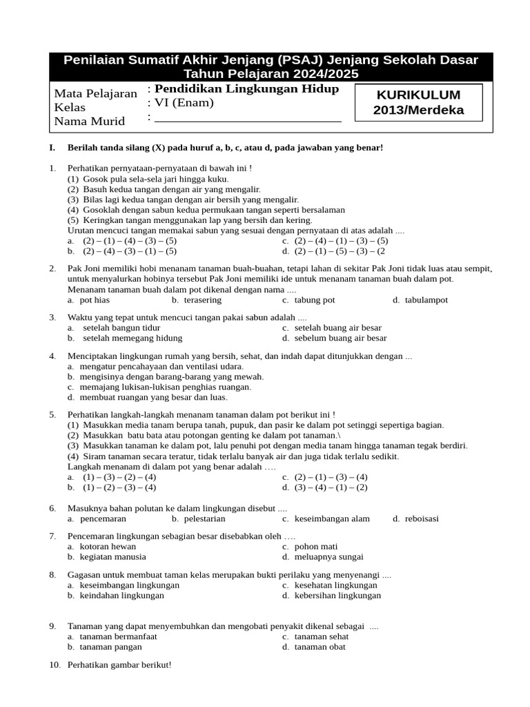 Naskah Psaj Plh 2025 | PDF