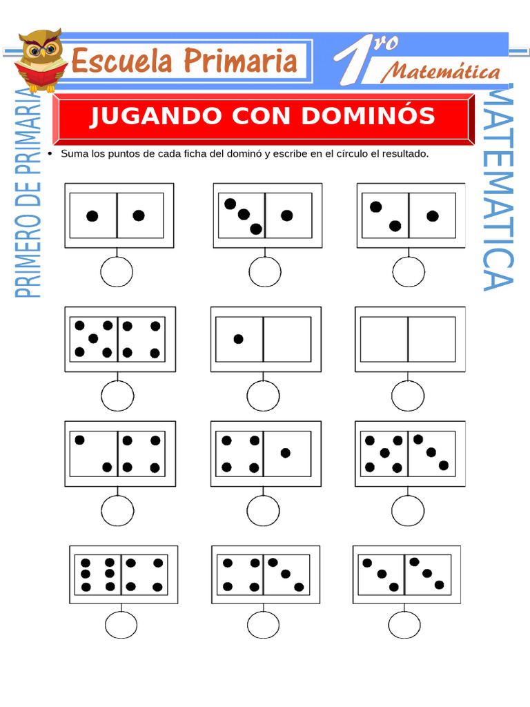 Jugando Con Dominos para Primero de Primaria | PDF