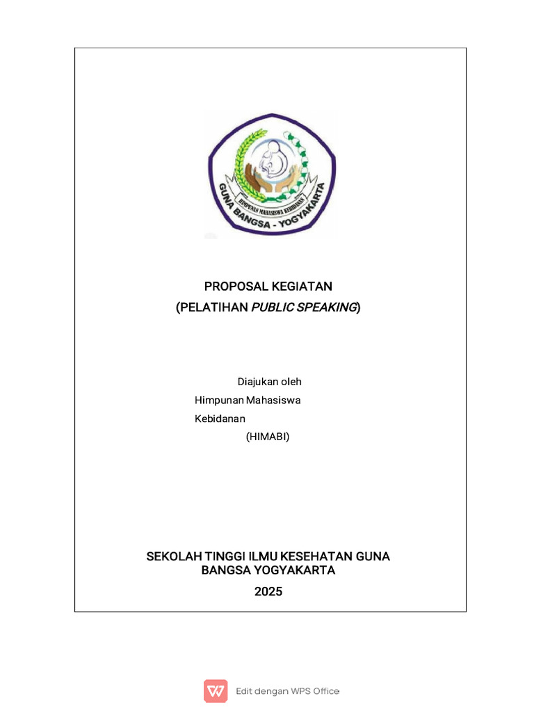 Proposal Publik Speaking | PDF