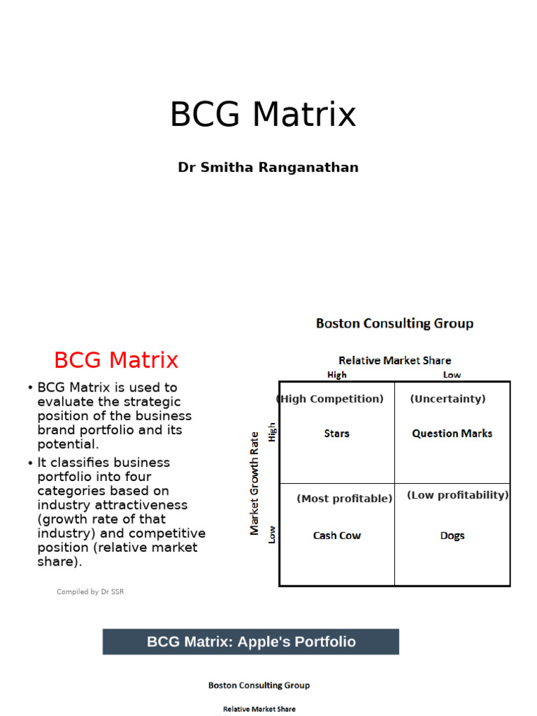 BCG Matrix | PDF