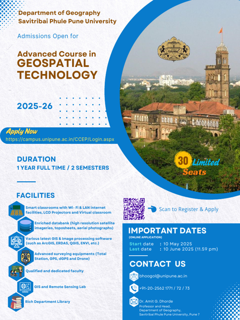 Advanced Course in Geospatial Technology | PDF | Geographic Information System | Geographical ...