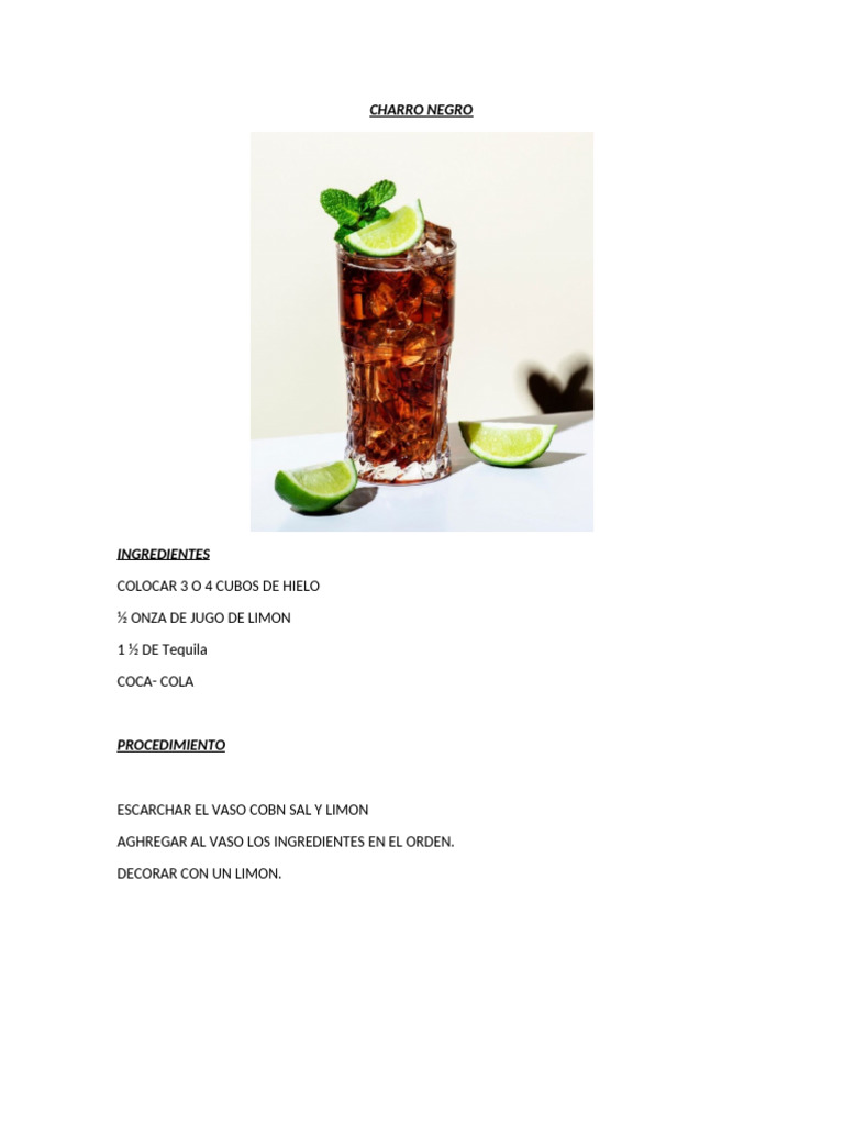 Recetas de Bebidas con Ebluberry | PDF | Bebida