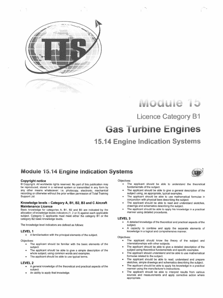 m15.14 Engine Indication Systems | PDF