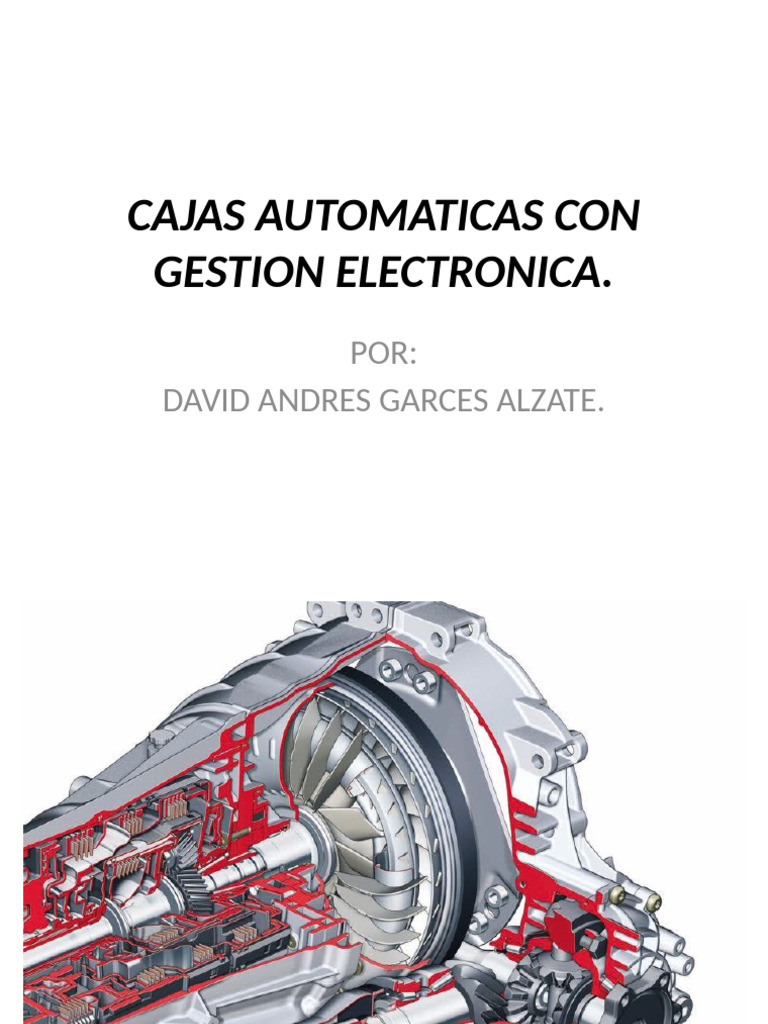 Cajas Automáticas y Gestión Electrónica | PDF | Embrague | Cambiar