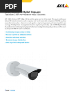 Datasheet Axis p3735 Ple Panoramic Camera en US 443423 | PDF | Camera ...