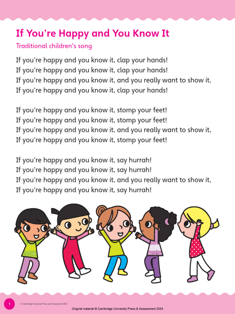 If You're Happy and You Know It Lyrics | PDF