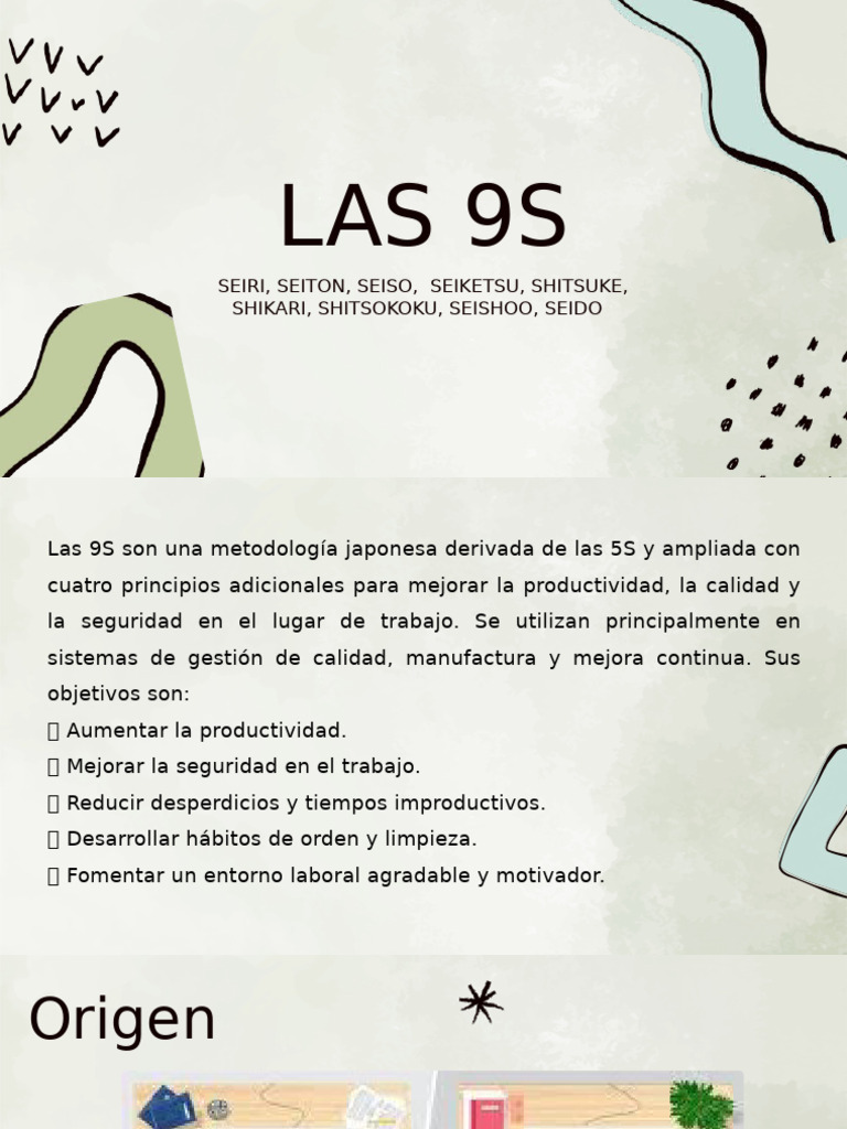 Las 9 S | PDF | Producción y fabricación | Business