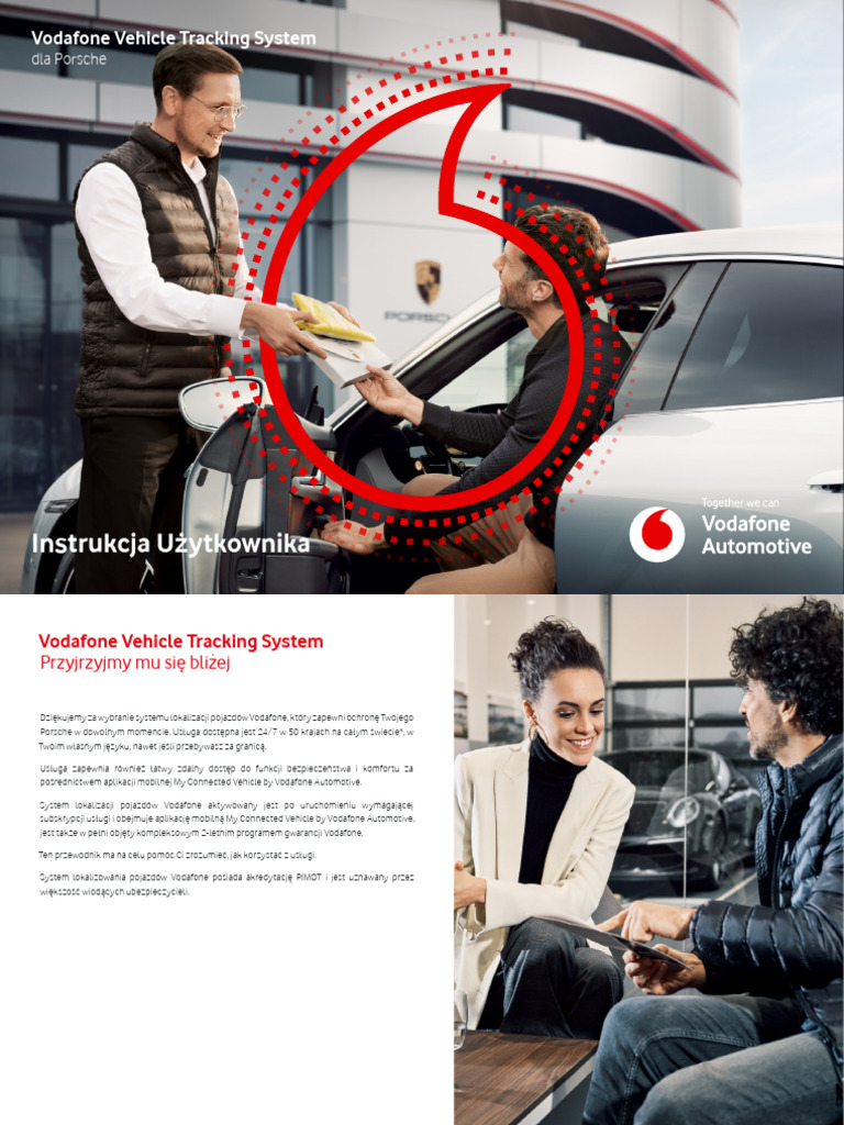 Vodafone Vehicle Tracking System For Porsche - VTS - PL - 2024 | PDF