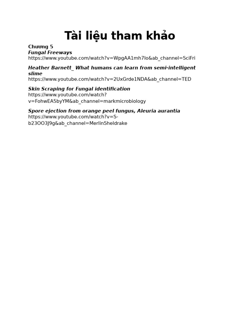 Tai Lieu Tham Khao - Chuong 5 | PDF