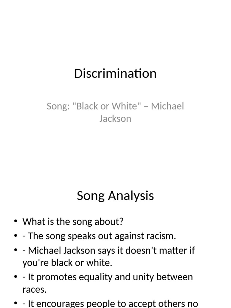 Discrimination Presentation | PDF