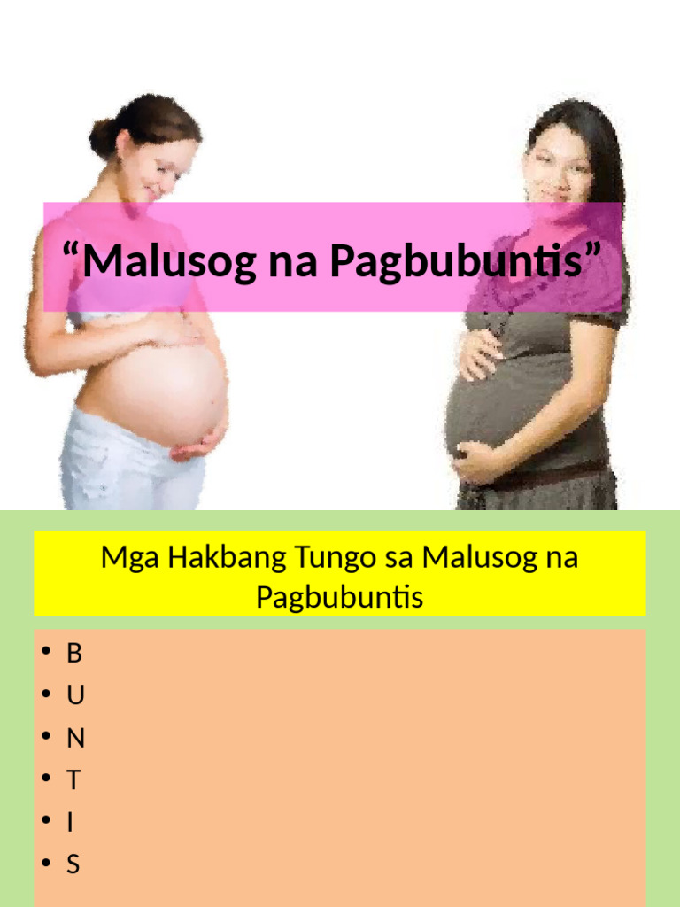 1 Safe Motherhood Tagalog | PDF