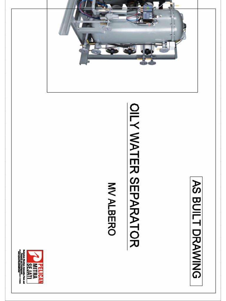 Opening Page As Built Drawing OWS MV Albero | PDF