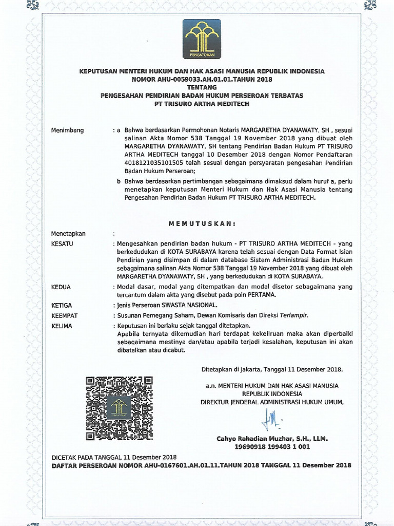 AKTA-PENDIRIAN | PDF