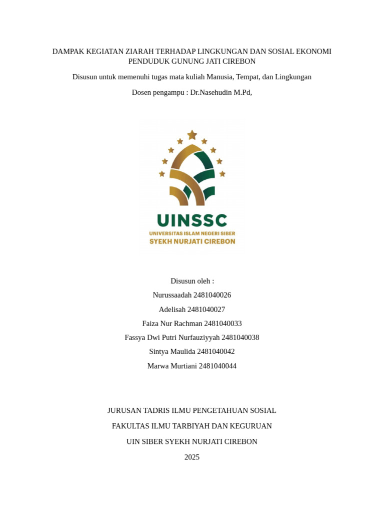 Laporan Hasil Observasi MTL - Gunung Jti | PDF