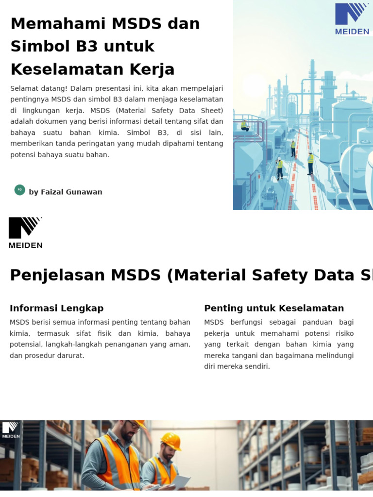 MSDS & B3 SYMBOL Fixed | PDF