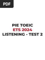 ĐỀ FULL ETS 2023 (CÓ BÌA) | PDF