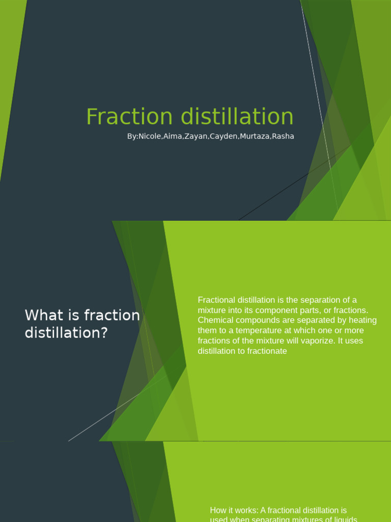 Understanding Fractional Distillation | PDF