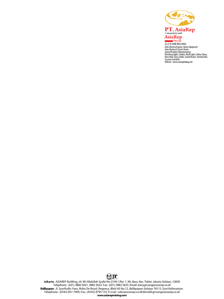 Kop Surat AsiaRep | PDF