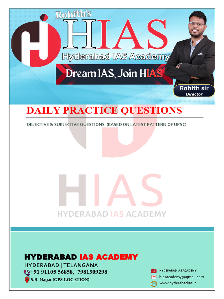 Rohith IAS_Daily Practice Questions_06-06-2025 _ Modified | PDF