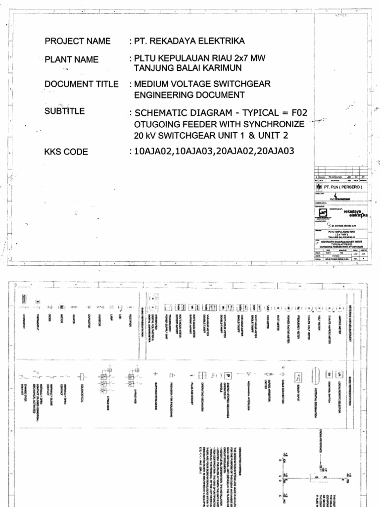 Wiring Diagram Ptsep Kubikel (Pltu TBK & Siberida-Hutan Alam) | PDF